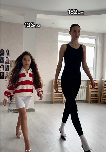 Height and Size Differences in Junior Models