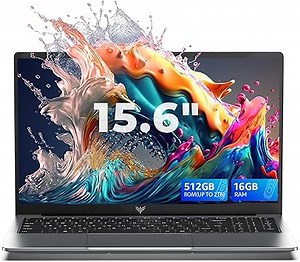 ACEMAGIC 15.6 Zoll FHD Laptop Computer - Quad-Core N-95 Prozessor bis zu 3.4GHz（Beat N5095） Laptop, 16GB DDR4 512GB SSD Notebook, Unterstützung WiFi 5, BT5.0, 3*USB3.2, 5000mAh