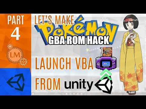How To Make a Pokemon Rom Hack GBA Part 4 ⚙ Launching Visual Boy with a Unity Editor Window