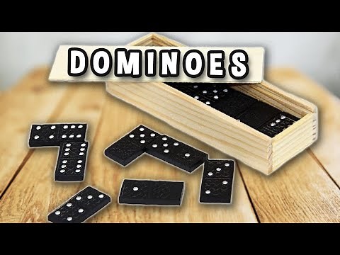 how to play DOMINOES (gameplay and rules) | Spielregeln TV
