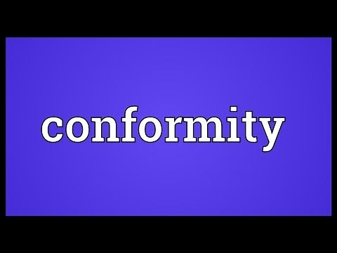Conformity Meaning