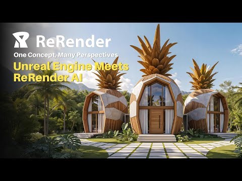 One Concept, Infinite Angles | UE5 + ReRender Architectural Visualization Workflow