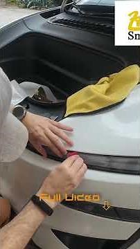 Hansshow Light Bar Headlight PPF for Model Y Performance Juniper Part 03 #tesla #ppf #shorts