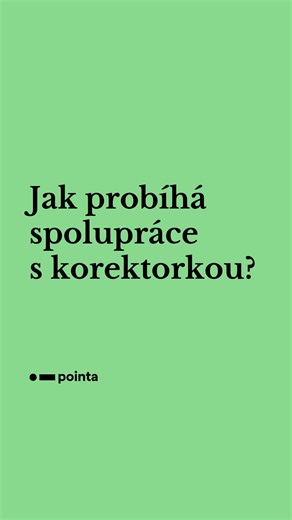 Pointa | online nakladatelská služba 📔 on Instagram: "✒️ Jak vypadá práce korektorky? S čím vším ti může pomoct a kdy je dobré využít jejích služeb? Nejen o tom povídá @hes_bez_tegu v nejnovějším rozhovoru na Pointě. 👀 Zajímá-li tě víc, mrkni na YouTube kanál Pointy a pusť si celé video. Dozvíš se třeba to, jak Martina Heš zvládá hlas vnitřního kritika nebo jak dokázala dokončit celou knížku díky jedné větě denně. #rozhovor #podcast #pointa #spisovatel #spisovatelka #autor #autorka #dnespisu #