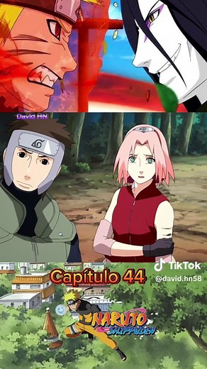 #orochimaru vs naruto #David HN 🫡🫡# Naruto shippuden capitulo 44#🍥🍥🐲🐲🐍🐍🐍🐍🐍🐍💀☠️