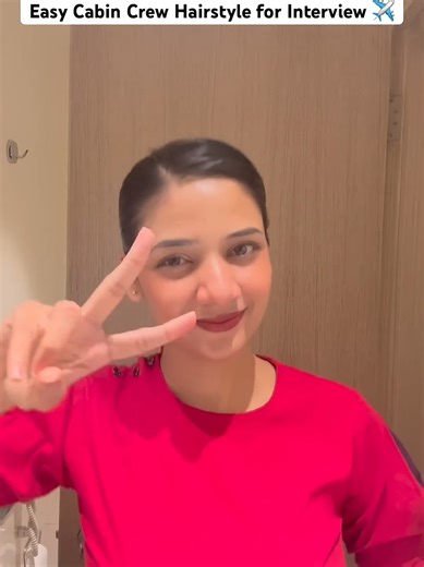 Quick Cabin Crew Hairstyle Tutorial