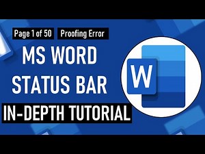 How to Use and Customize Status Bar in Microsoft Word