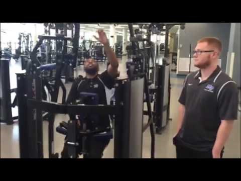 Hammer Strength High Row Machine