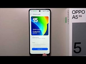 OPPO A5 5G: How to Update Software