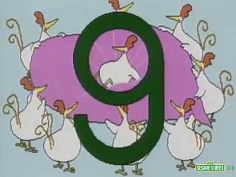 Sesame Street 9 Litte Chickens Addition Song