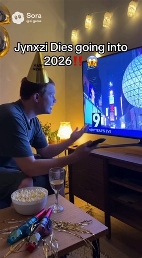 Junxzi goes hard for 2026!! #2026 #viral #party | Jynxzi