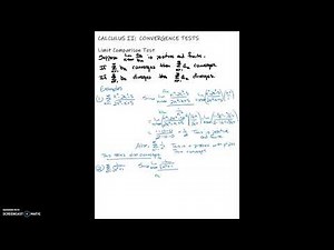Calculus II Convergence Tests: Limit Comparison Test