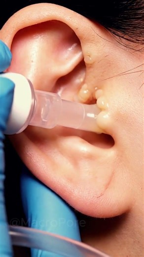 Macro Ear Extraction: Clustered Comedones Fully Released
