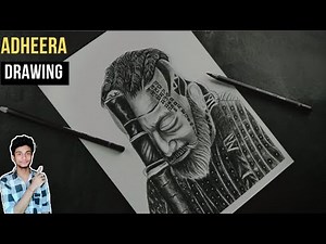 Drawing KGF chapter 2 Adheera | drawing Sanjay Dutt | Realistic drawing step by step.