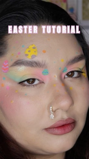 THE BEST Easter makeup I’ve EVER done🤭😍 #makeup #makeupartist #shorts