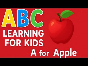 ABC Learning for Kids | A for Apple to Z | Alphabet Phonics for Children | ABCD Song