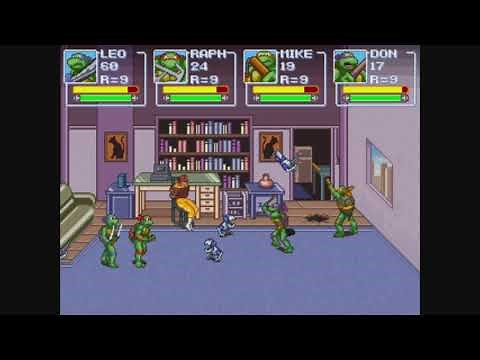 TMNT Rescue Palooza Knuckleheads full 4 player playthrough