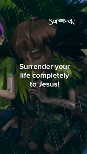 287K views · 32K reactions | Surrender everything to the Lord. He brings true peace and joy. 殺 . . . . . SUPERBOOK Bringing Bible Stories and Jesus' love to kids everywhere Series + App + Academy + Outreach | Superbook | Facebook