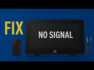 How To Fix XP Pen No Signal