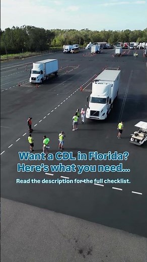 Want to start your CDL journey in Florida? 🚛 Here’s the step-by-step process...👉 #cdl #cdldriver