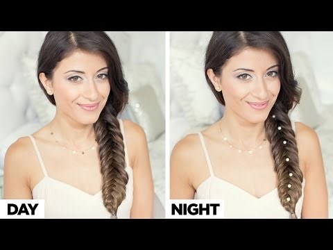 Reverse Fishtail Braid Day to Night