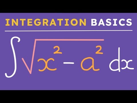 Integral of sqrt(x^2 - a^2)