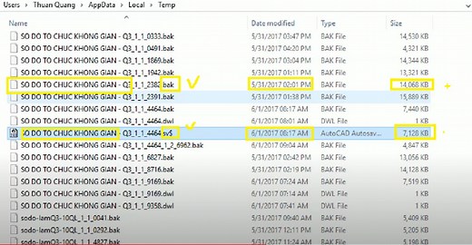 Lấy lại file cad chưa lưu, khôi phục file cad nhanh và hiệu quả
