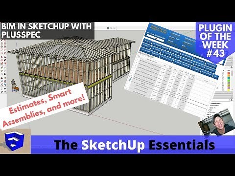 Smart Models in SketchUp with PlusSpec - The BIM Extension - Sketchup Plugin of the Week #43