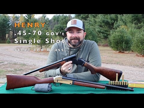HENRY Single Shot Rifle .45-70 Gov't H015-4570 & H015B-4570