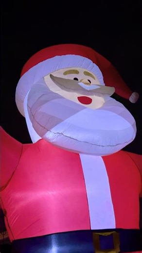 16ft Santa inflatable LOOK AT THE SIZE OF THE JOLLY OLD ST NICK #christmasinflatable #santaclaus