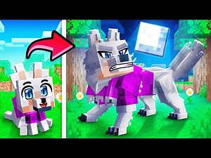 From Baby to Alpha Wolf in Minecraft
