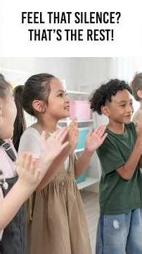 Count a Quarter Rest Perfectly – Easy Clapping Exercise! 👏 #musicnotes