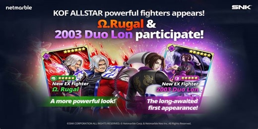 The King of Fighters Allstar's latest update adds three new fighters, battle cards, and a bunch of events