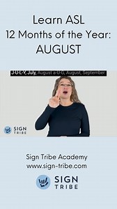 12K views · 63 reactions | 蘭 Learn the 12 months of the year in ASL...