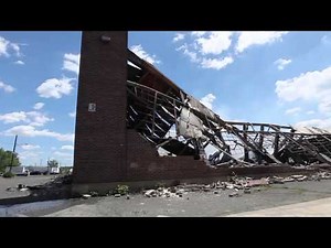 Tankers bring water to fight massive warehouse fire in North Brunswick