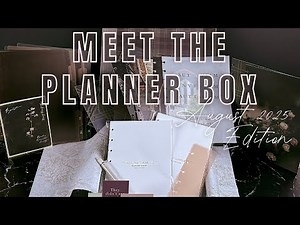 Meet the August Deluxe Planner Subscription Box || JanesAgenda.com