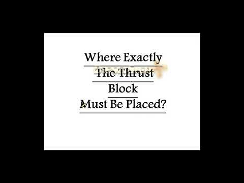 Thrust Block on ship