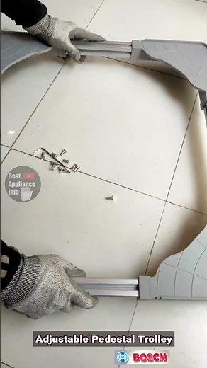 bosch front load washing machine stand | bosch trolley | bosch pedestal stand | bosch | #shorts