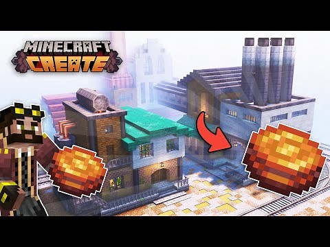 I built a BLAZE CAKE FACTORY in Minecraft Create Mod!