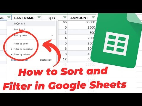 How to Sort and Filter in Google Sheets Organize Data