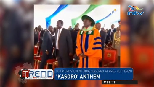 Co-op University student sings ‘Kasongo Yeye’ at President Ruto event #TTTT | NTV Kenya