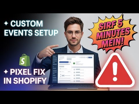 Facebook Pixel Setup in Shopify | Custom Events & Error Fix in Just 5 Minutes!