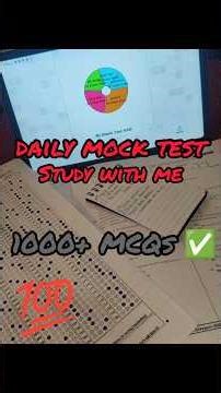 Daily mock test and 1000+ MCQs by a neet aspirant #neet #neet2026 #study