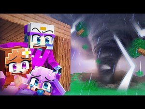 We Survived The Deadliest TORNADO In Minecraft!