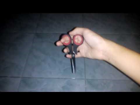 Scissors Flipping Trick