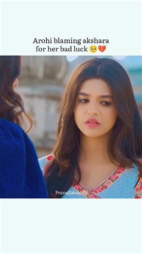 𝙋𝙞𝙣𝙪 🌟 on Instagram: "Arohi blaming akshara for her bad luck 🥺💔 Abhira Forever 🤍 Follow @pranalixcastle for more ❤️ . . . . . . . Copyright disclaimer under section 107 of the copyright act 1976 allowance is made for fair use for purpose such as criticism commenting news reporting teaching scholarship and research Fair use is use permitted by copyright statute that might otherwise be infringing non profit education or personal use tips the balance in favour of use full 🌝 No copyright cl