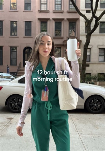Morning Routine Before A 12-Hour Nursing Shift