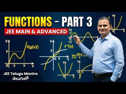 Functions - critical concepts | JEE Main & Advanced | Telugu
