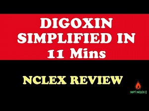 Digoxin NCLEX Review | 6 Cardiac Meds Nursing Pharmacology Tips & Priority Care