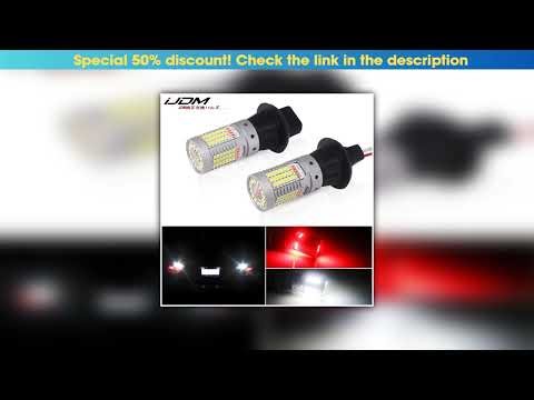First Look iJDM Car T20 LED White/Red Dual-Color Canbus W21W 7440 3156 1156 P21W led Bulbs For car